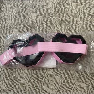 Accessories | Nwt Pink Heart Shaped Goggle Sunglasses Oversized ...